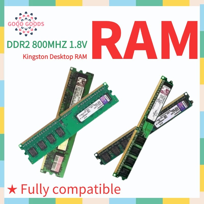 USED KINGSTON DDR2 667/800Mhz 2G desktop computer memory is fully ...