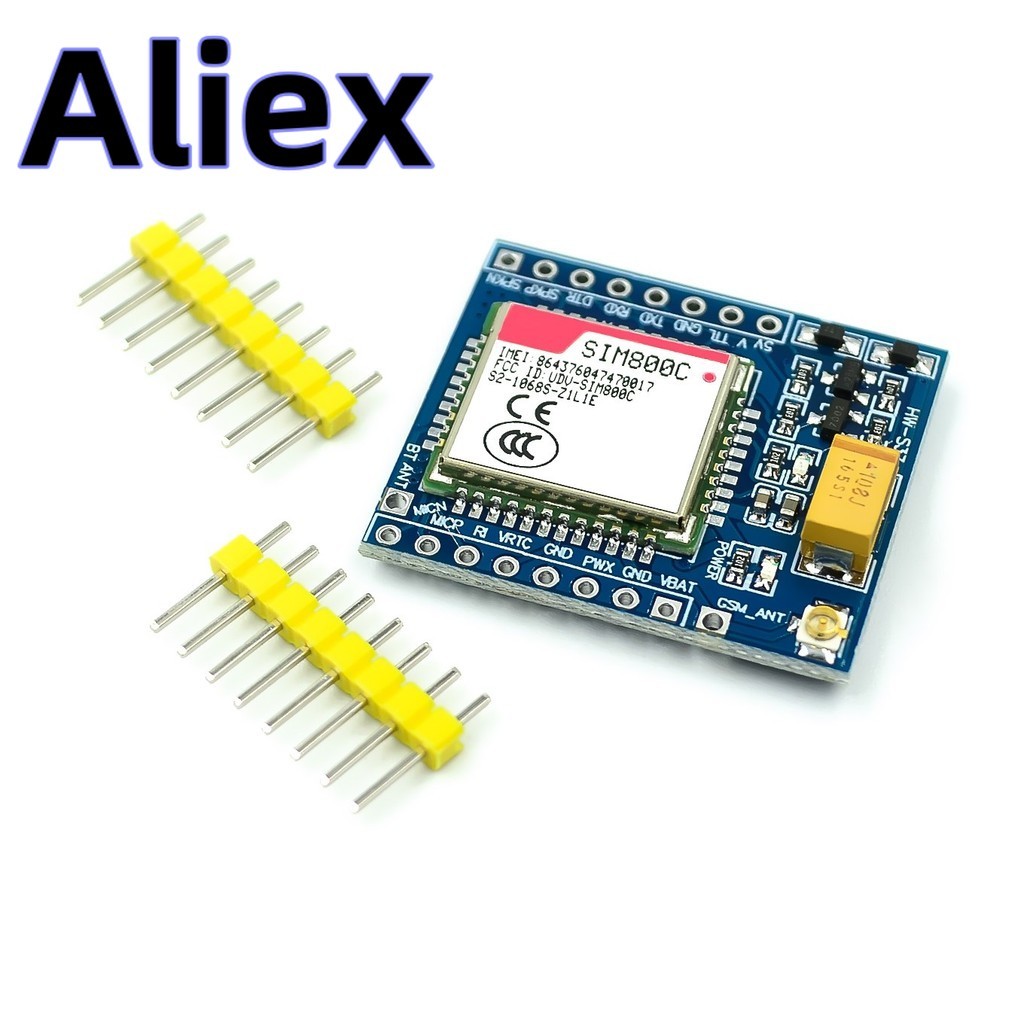 5V 3.3V SIM800C GSM GPRS Electronic PCB Board Module TTL Development Board IPEX With Bluetooth ...