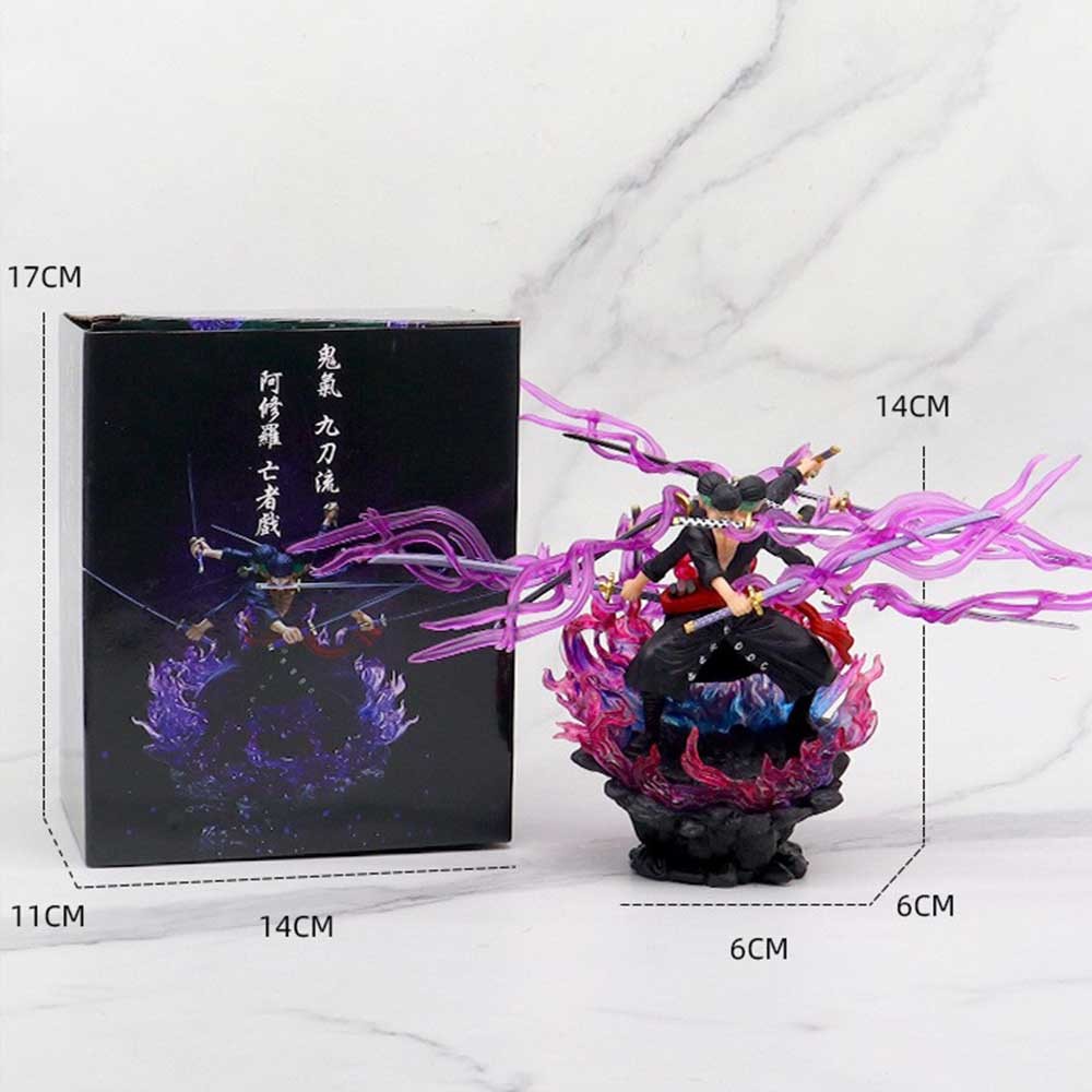 Figures Roronoa Zoro Anime Figures Wano Onigashima 9 Swords Style Anime ...