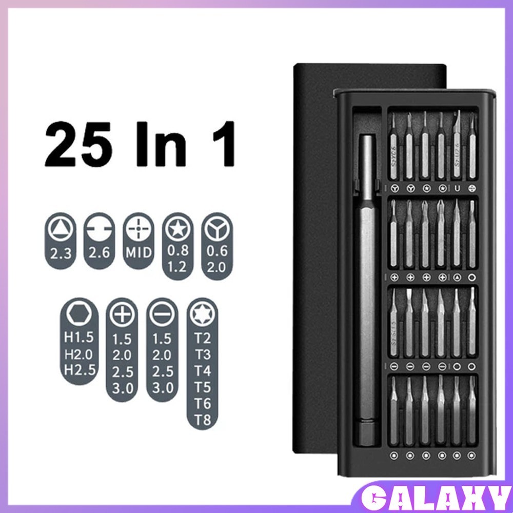 Precision Screwdriver Set Magnetic Bit Precision Dismountable Mini Tool ...
