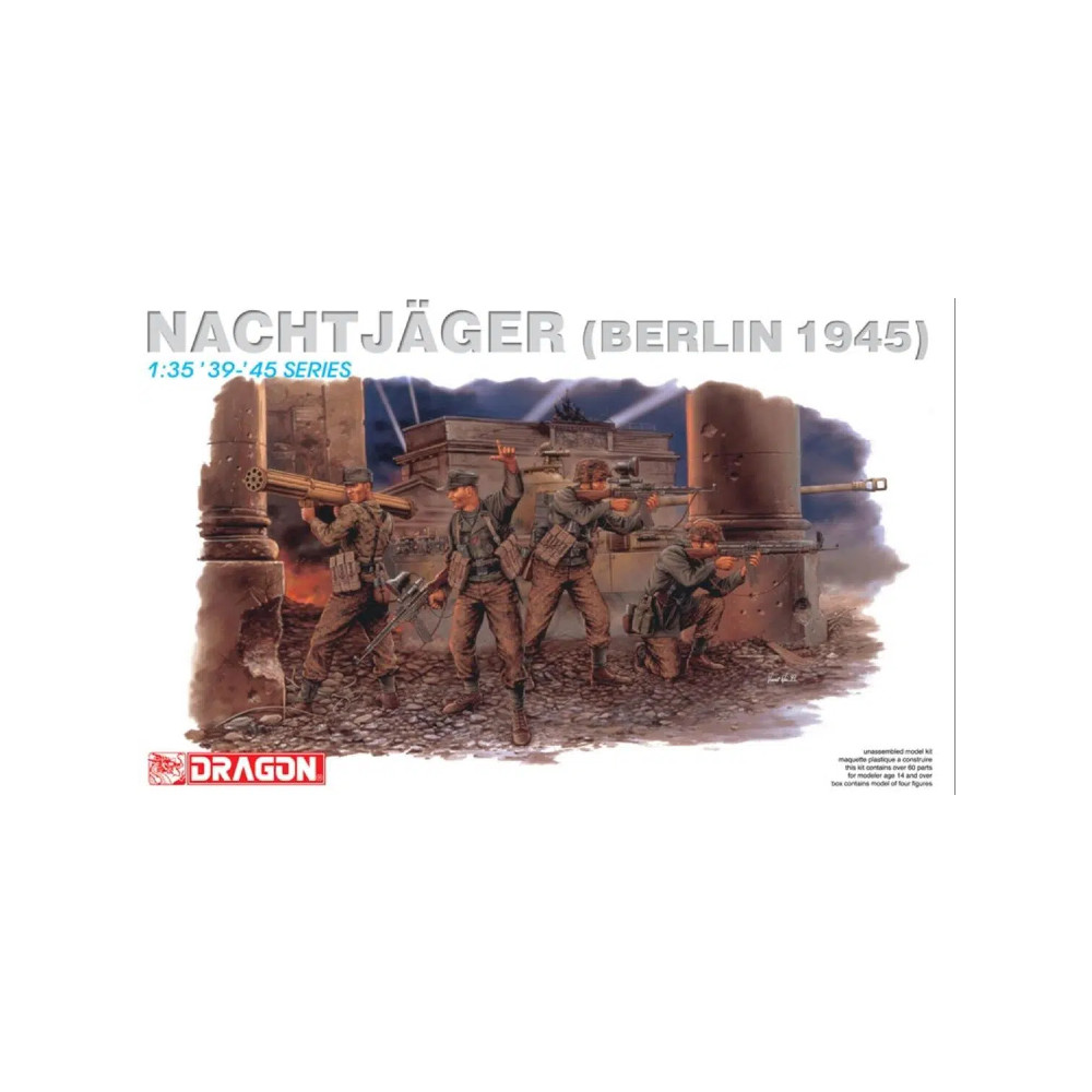 DRAGON 6089 1/35 '39-’45 SERIESNachtjäger (Berlin 1945) Assembly Model ...