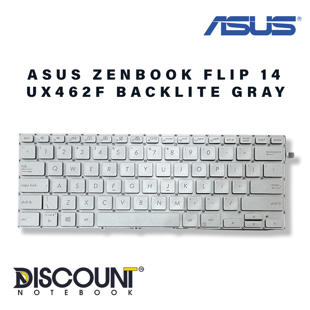ASUS ZENBOOK FLIP KEYBOARD 14 UX462F BACKLITE GRAY | Shopee Philippines