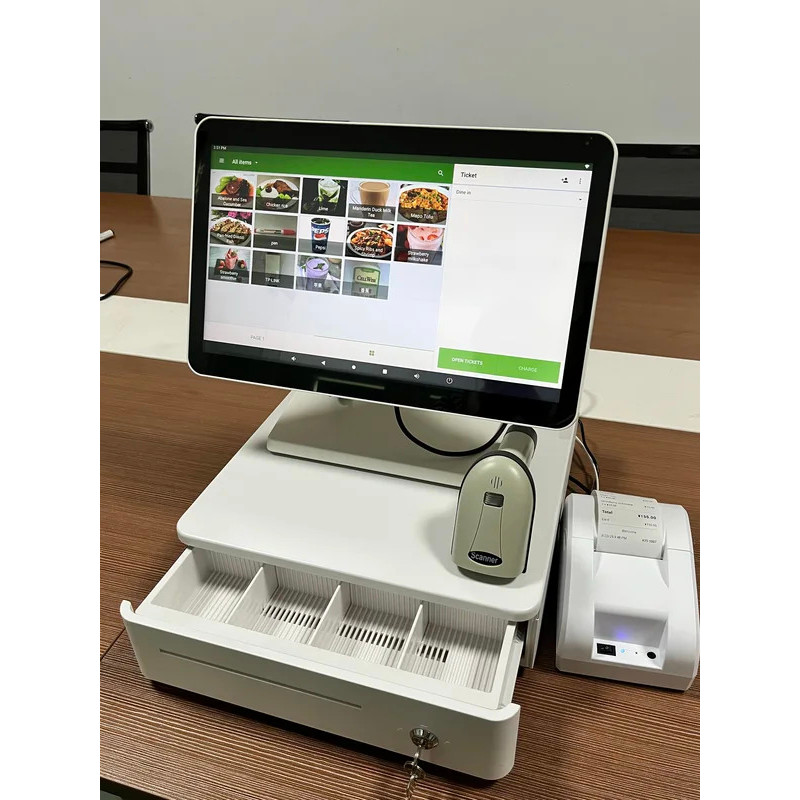 14 Inch Cheap Android System Cash Register Pos Machine with Bluetooth ...