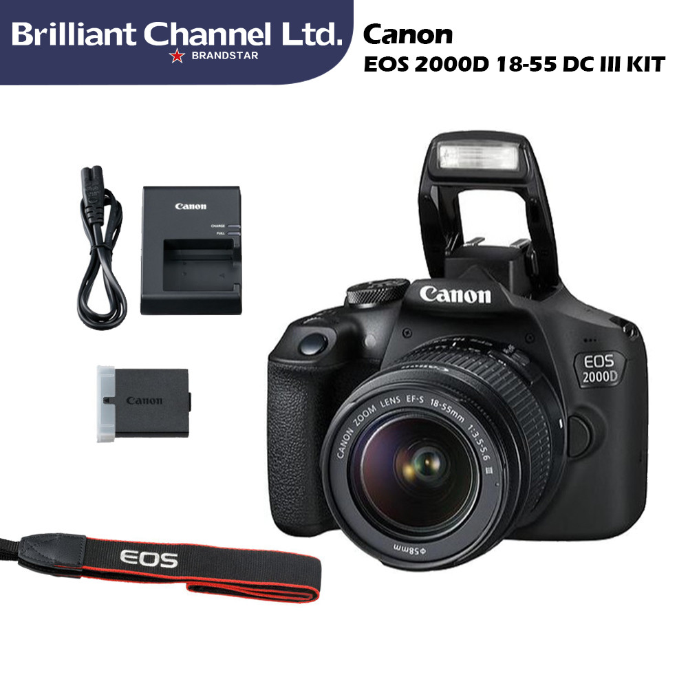 Canon EOS 2000D Camera With 18-55 DC III KIT SET | Shopee Philippines