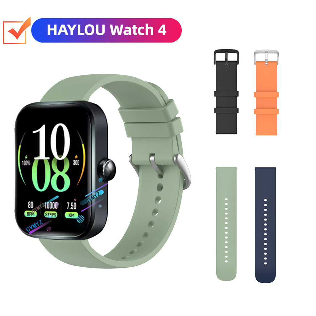 HAYLOU Watch 4 smart watch strap Silicone strap HAYLOU Watch 4 strap ...