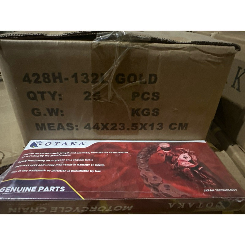 otaka 132L gold chain 1box 25pcs | Shopee Philippines