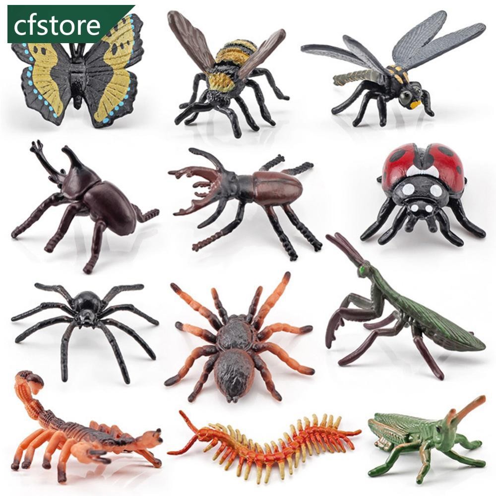 CFSTORE 1Pc Simulated Animal Insects Figurine Beetles Spiders Mantis ...