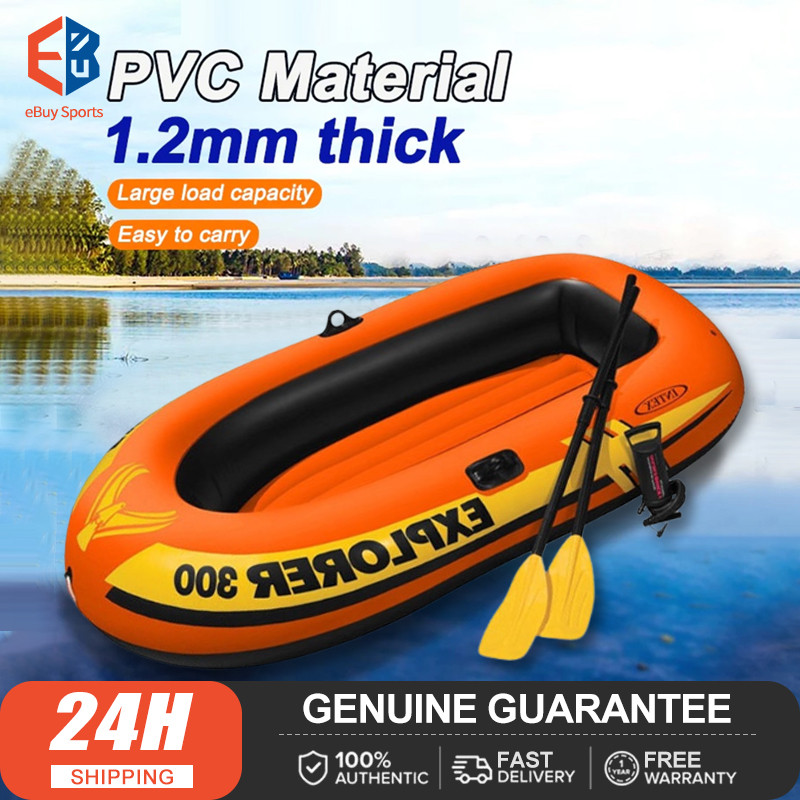 Portable Boat Kayaking 2-3 Person Inflatable Boat Fishing Inflatable ...