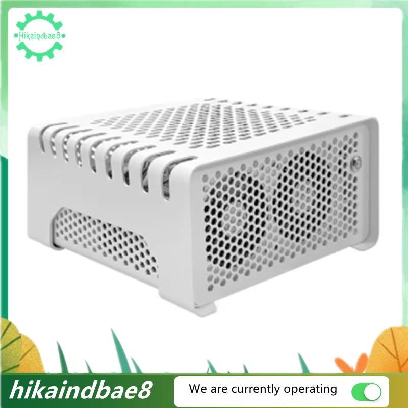 [hIkAi] Living Room Mini HTPC White ITX Case, Small Horizontal Desktop ...