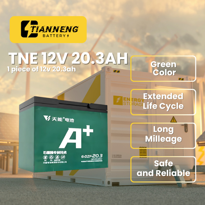 1PC 12V 25ah/20.3ah TIANNENG Brand Battery Maintenance Free AGM GEL ...