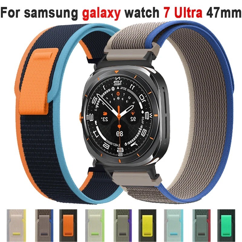 Nylon Strap Compatible for Samsung Galaxy Watch Ultra 47mm Replacement ...