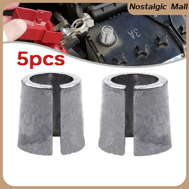 5 Pairs Battery Terminal Post Adapter Positive Negative Post Converter ...
