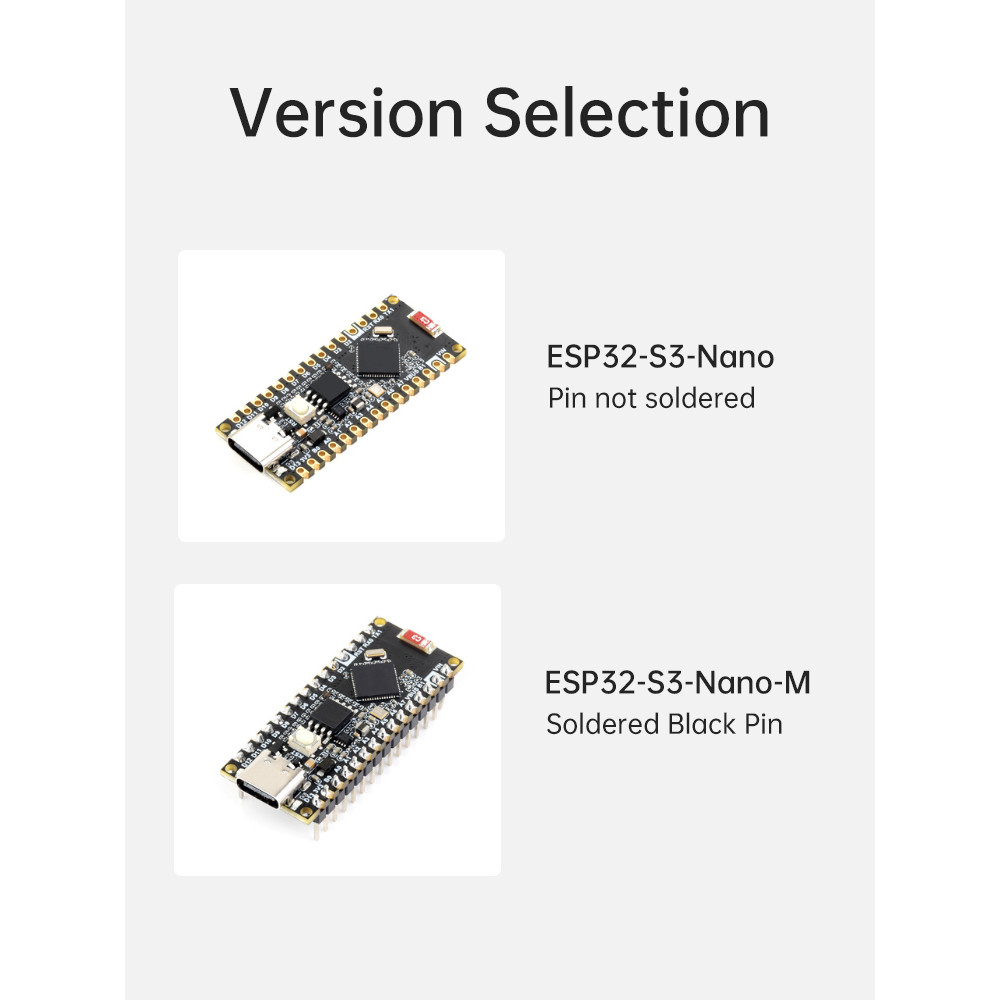 AIDEEPEN ESP32-S3-Nano WiFi Bluetooth Development Board IoT based on ESP32-S3R8 | Shopee Philippines