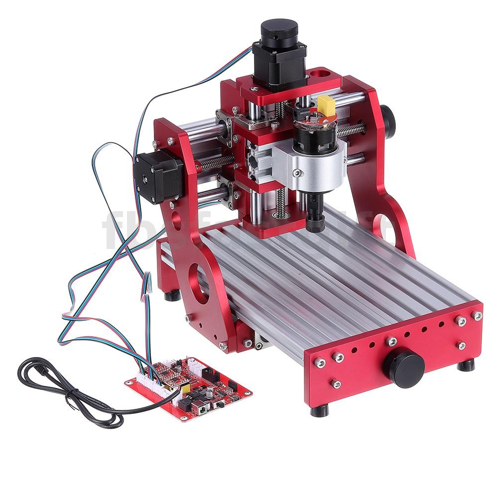 Red 1419 3 Axis Mini DIY CNC Router Engraving Machine Standard Spindle ...