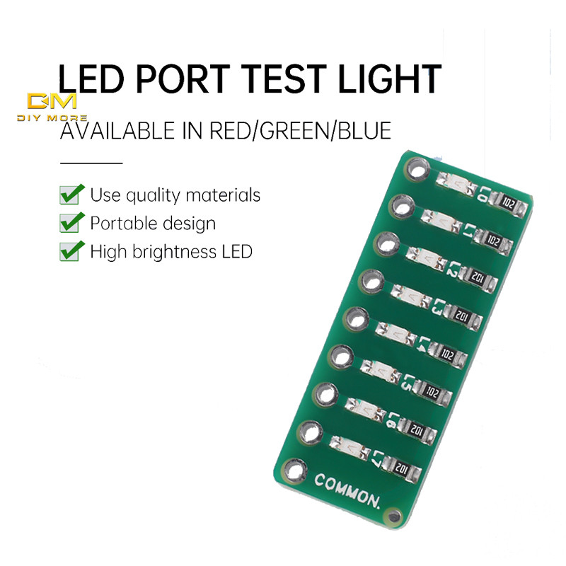 DIYMORE 8 Segment Led Port Test Light, Indicator Light, Flowing Light ...