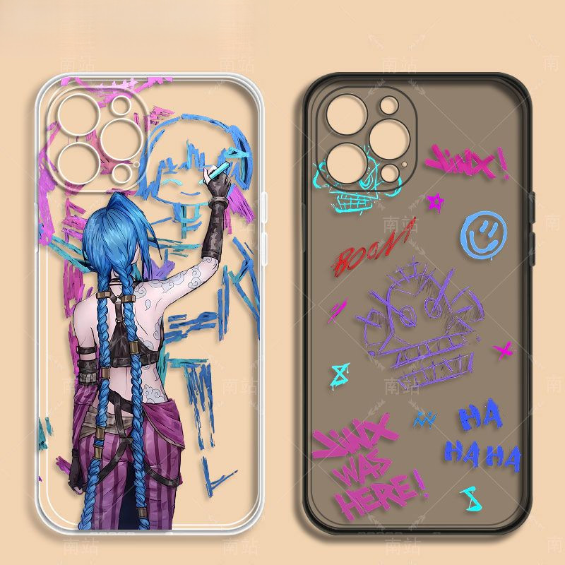Arcane Jinx Tuya iPhone 16promax phone case for iPhone 15 14 13 12 11 ...