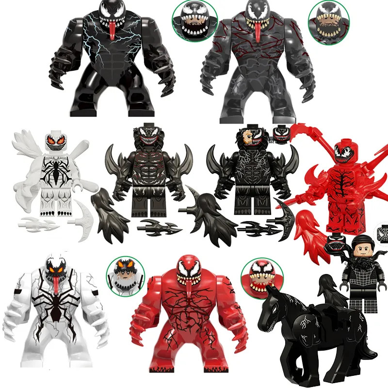 Superheros Action Figure Carnage Venom Riot Scream Agent Venom Phage ...
