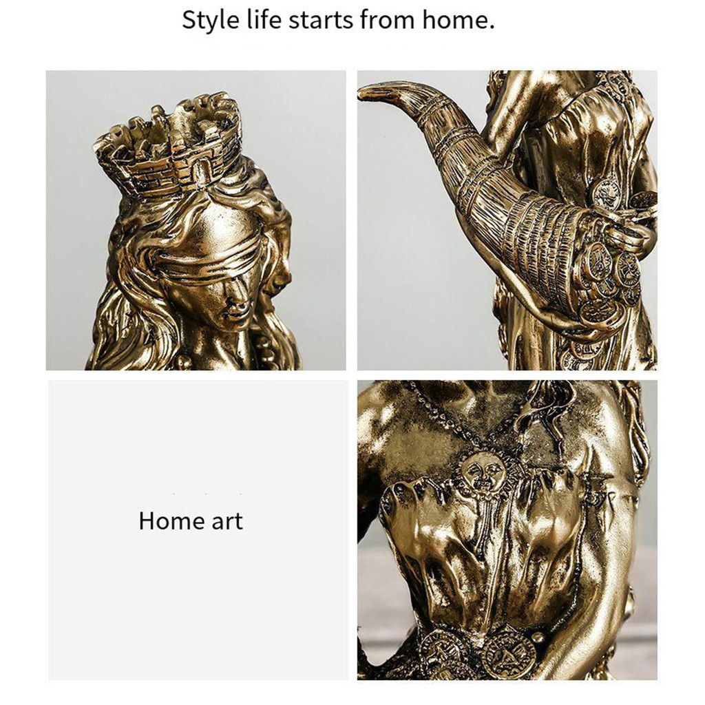 Greek Goddess Of Wealth Sculpture Statue Opening Gift Cash Register ...