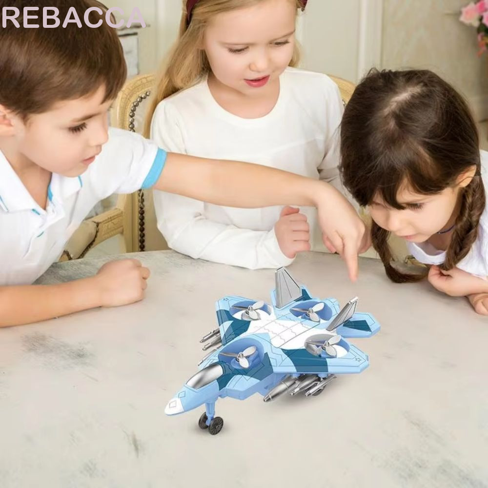 REBACCA Aircraft Model Toy, Fighter Jets Learning Simulation Aircraft ...