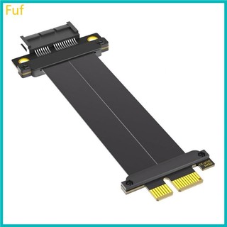 Fuf PCIE 1X Cable PCIE4 0 Risers Card 180 Degree to 180 Degree Flat ...