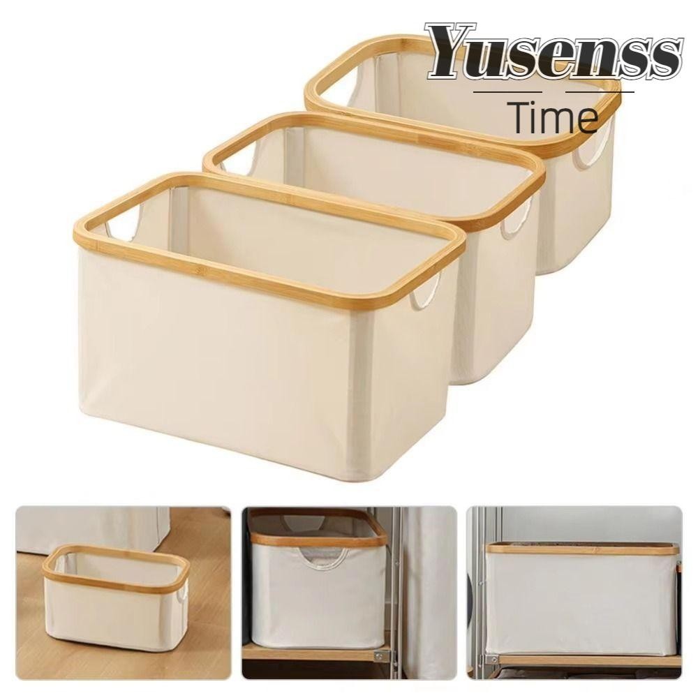 YUSENSS Laundry Storage Basket, Collapsible Space Saving Small Laundry ...