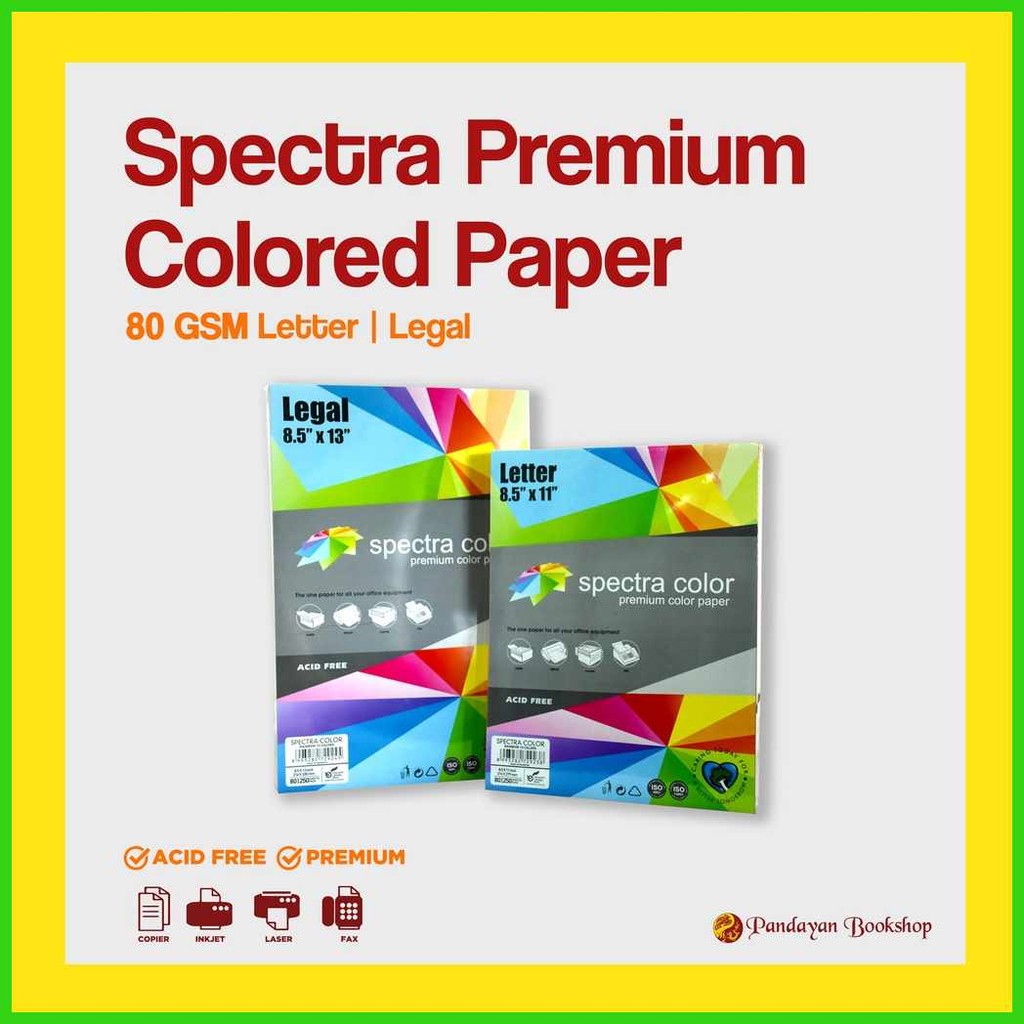 Spectra&vx@Premium!G,t,X+Acid-Free!E,Colored!B,Paper!W,(250!P,Sheets ...