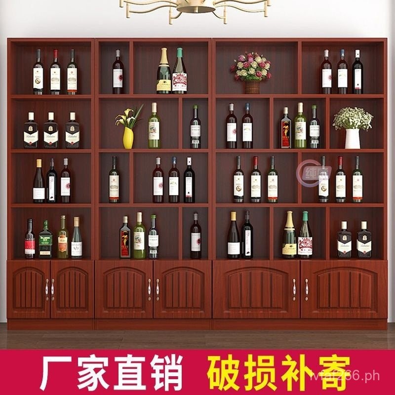 European Style White Wine Partition Tea Cabinet Product Display Wine ...