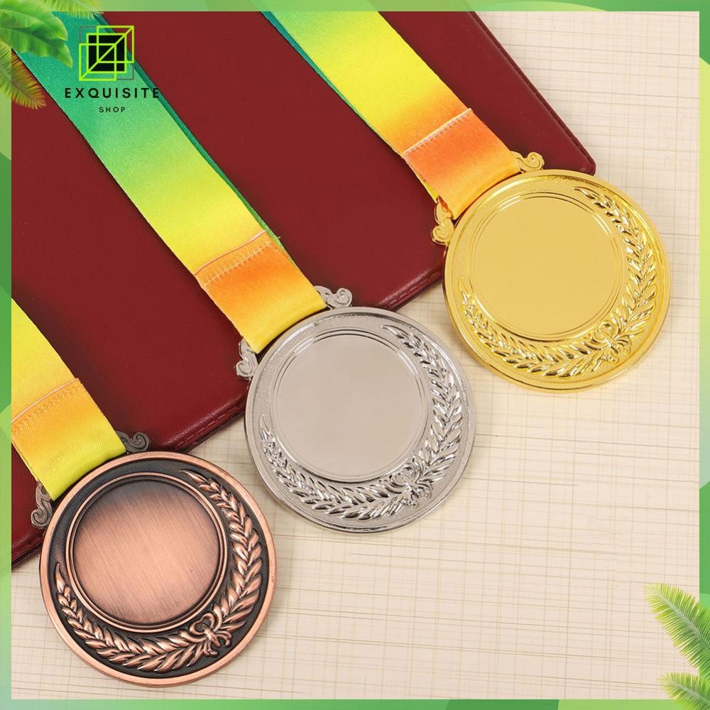 【EST】 10Pcs Gold/Silver/Bronze Medal Award Medals Sports Rewards for ...