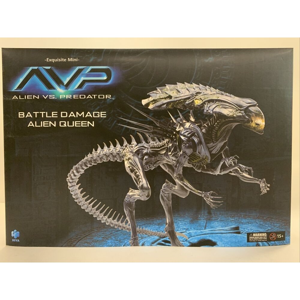 Hiya Toys AVP Alien Vs. Predator Battle Damage Queen 1:18 Exquisite ...