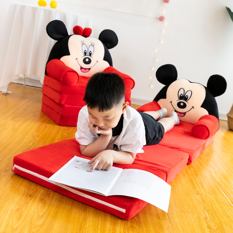Children's Folding Small Sofa Kindergarten Baby Sitting and Lying Lazy ...
