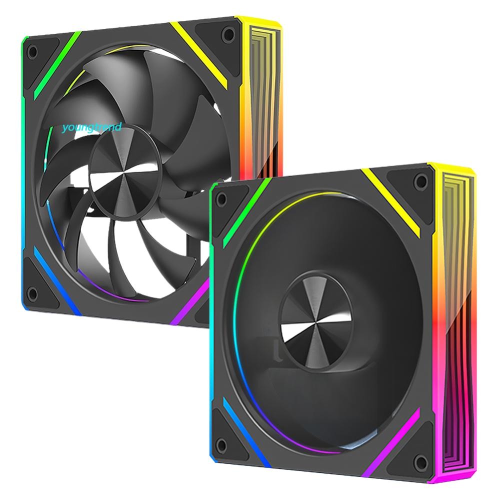 PC RGB Fan with 5V 3Pin ARGB Plug Daisy Chain Case Fan for Computer ...