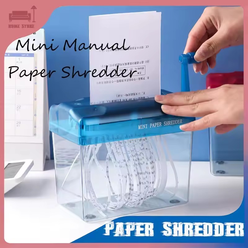 Manual Paper Shredder Office Document Destroyer Paper Cutting Tool ...
