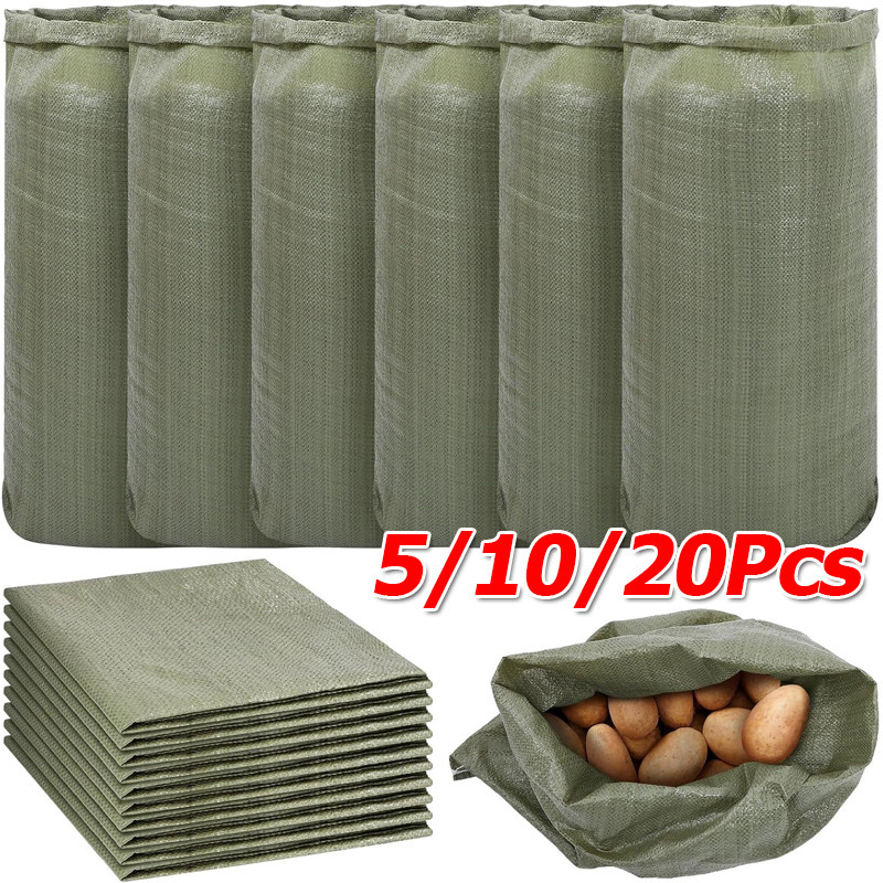5/10/20Pcs Empty Woven Sand Bags / Express Logistics Packaging Pouches ...