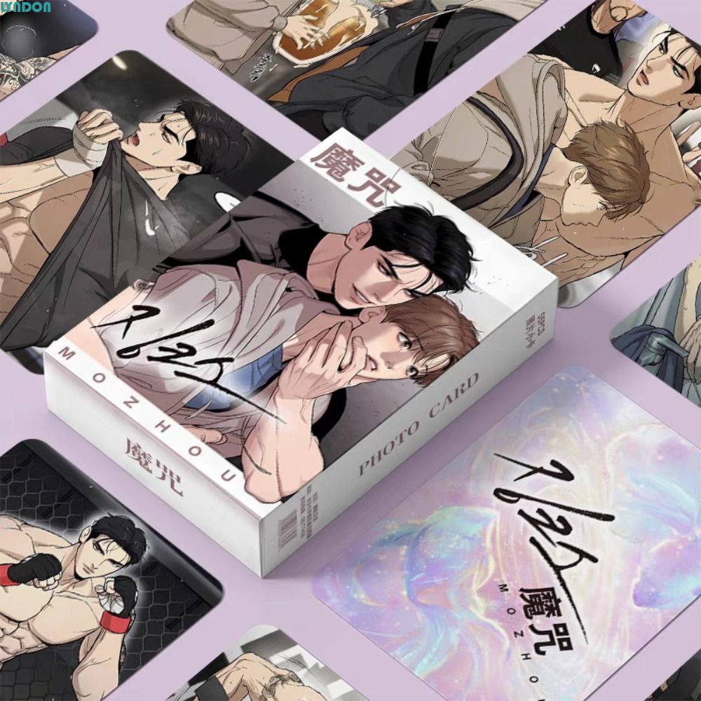LYNDON 55pcs/set Korean BL Manwha Jinx Postcard, Paper Manwha Jinx ...