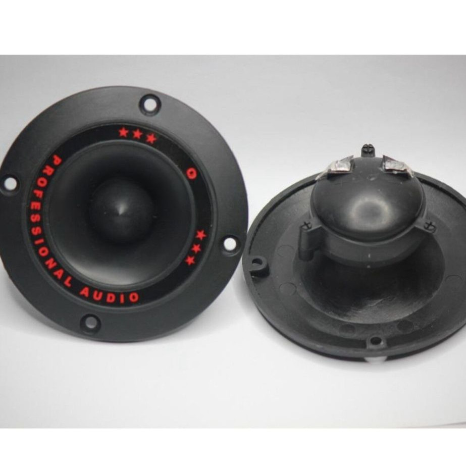 4PCS Round Piezo Bullet Tweeter Black 35W Heavy Duty/Round Piezo ...