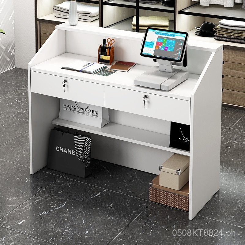 Minimalist Modern Commercial Supermarket Cashier Counter Small Shop ...