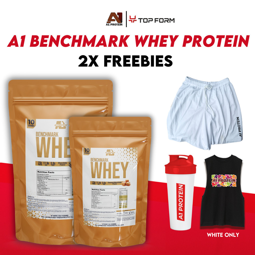 Whey Protein A1-Benchmark 10 Servings in Pouch | Shopee Philippines