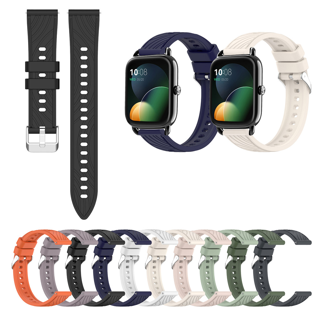 Silicone Strap for Haylou LS01 LS02 Solar LS05 RT LS05S LS09B RS4 LS12 ...