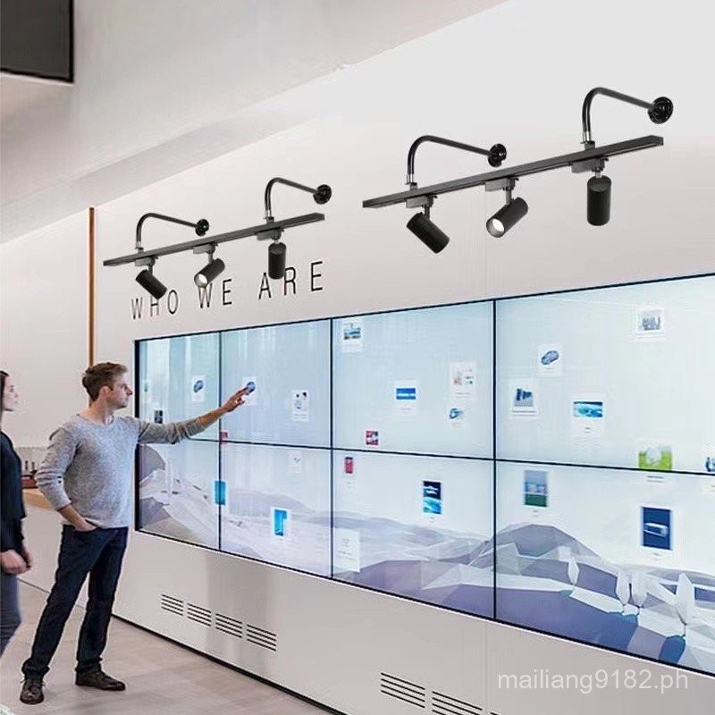 Side Mounted Wall-Mounted Curved Rod New Spotlight Commercial ...