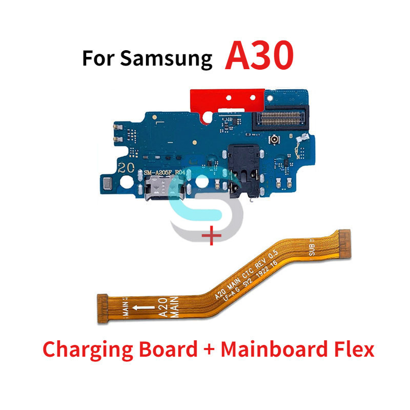 For Samsung A30 Charging Port Board Connector Mainboard Mother Board ...
