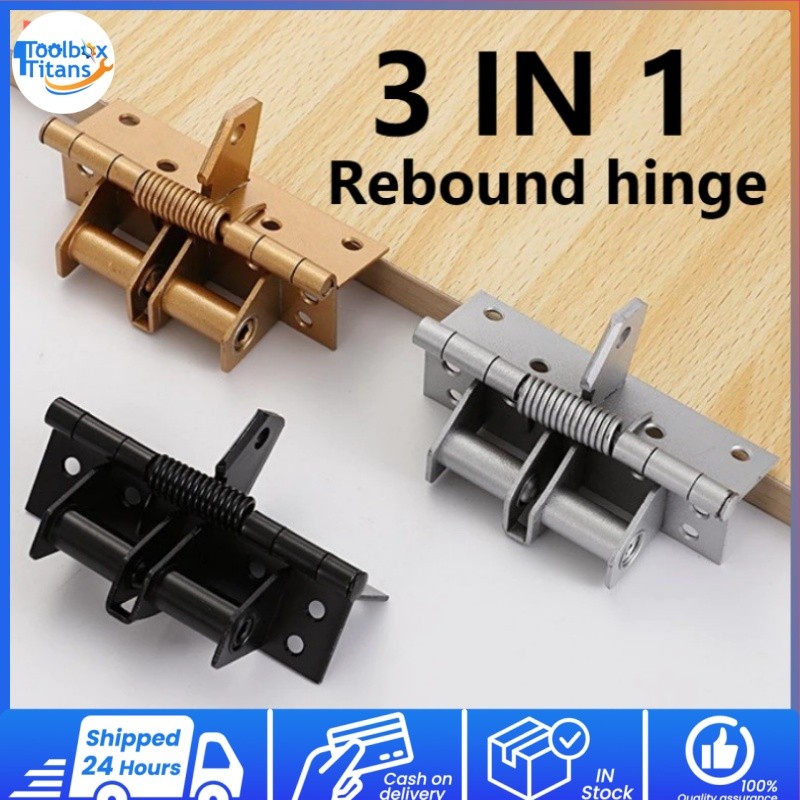 Automatic Door Closer Hinges Multi-function Detachable Spring Hinges 90 ...