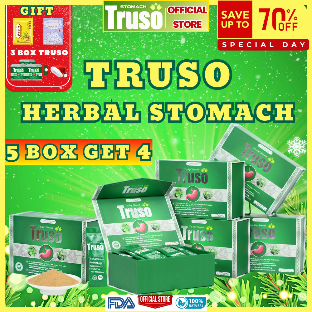 9 Box Truso Stomach reduces stomach ulcers, stomach acid, herbal ...