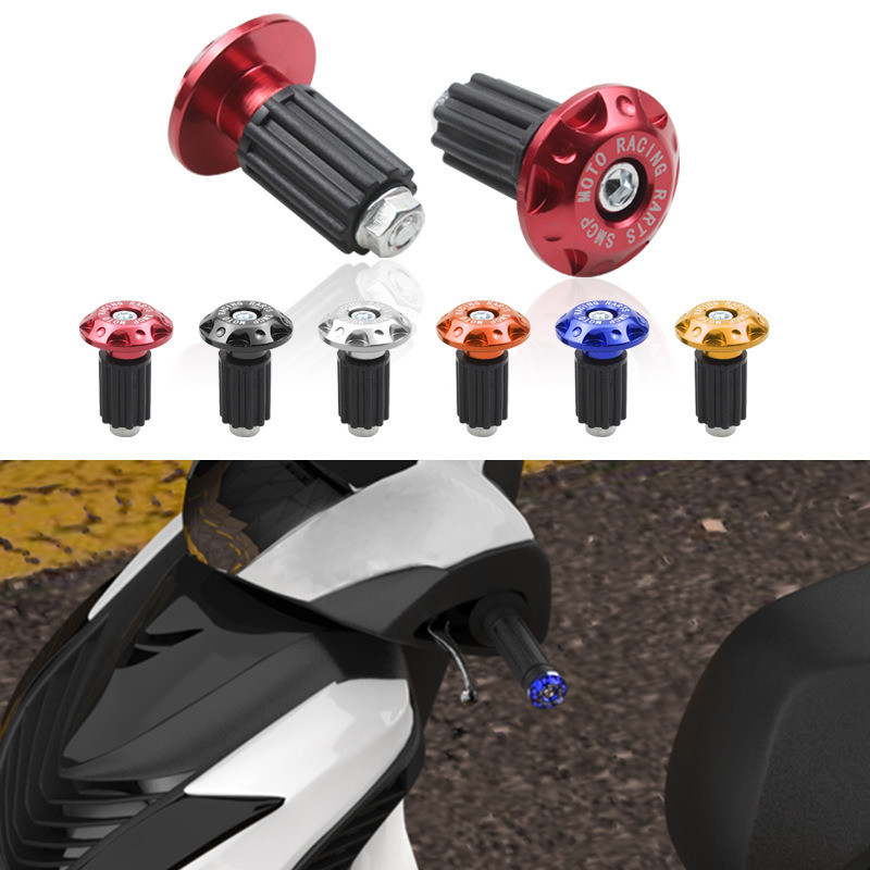 2pcs Universal End Bar For Handle Grip CNC Bar End Motorcycle Bar End ...