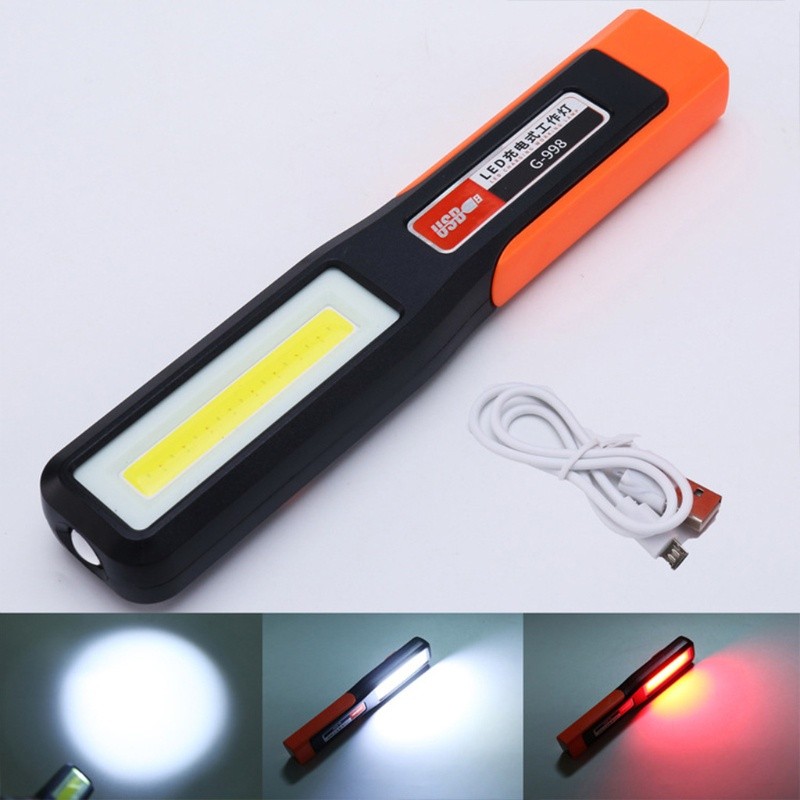 LED Magnetic Work Light Car Tester Light Rechargeable Portable ...