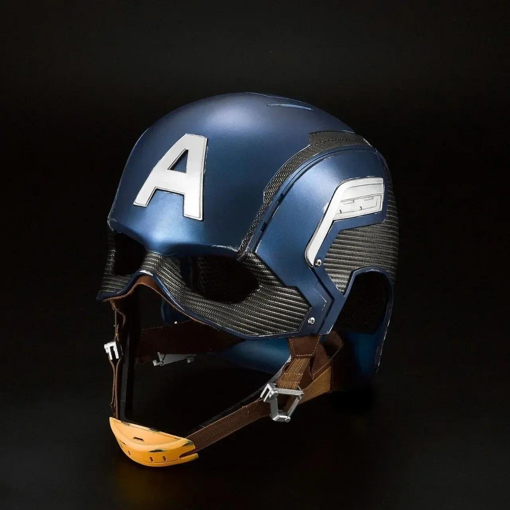 New 1/1 Marvel Captain America Wearable Helmet Mask Super Hero ...