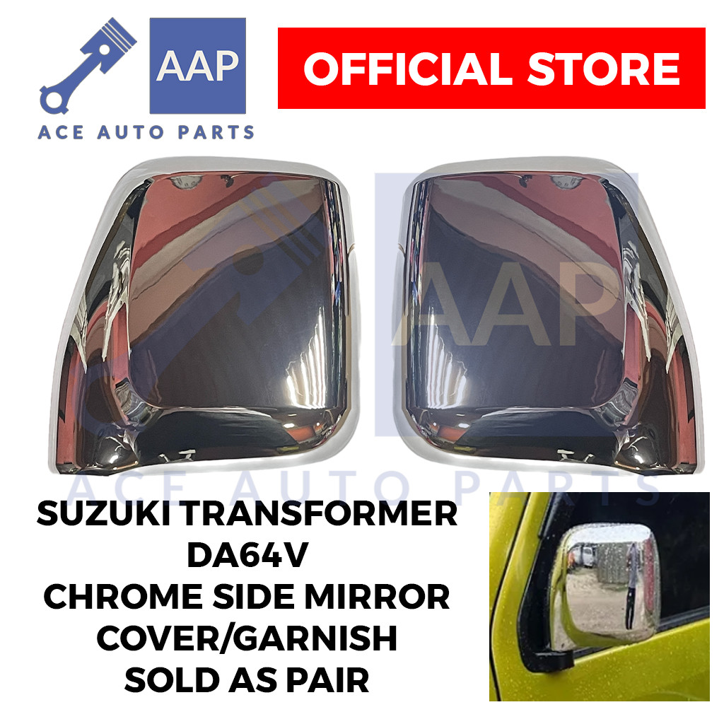 Suzuki Transformer DA64V Chrome Side Mirror Cover Garnish | Shopee Philippines