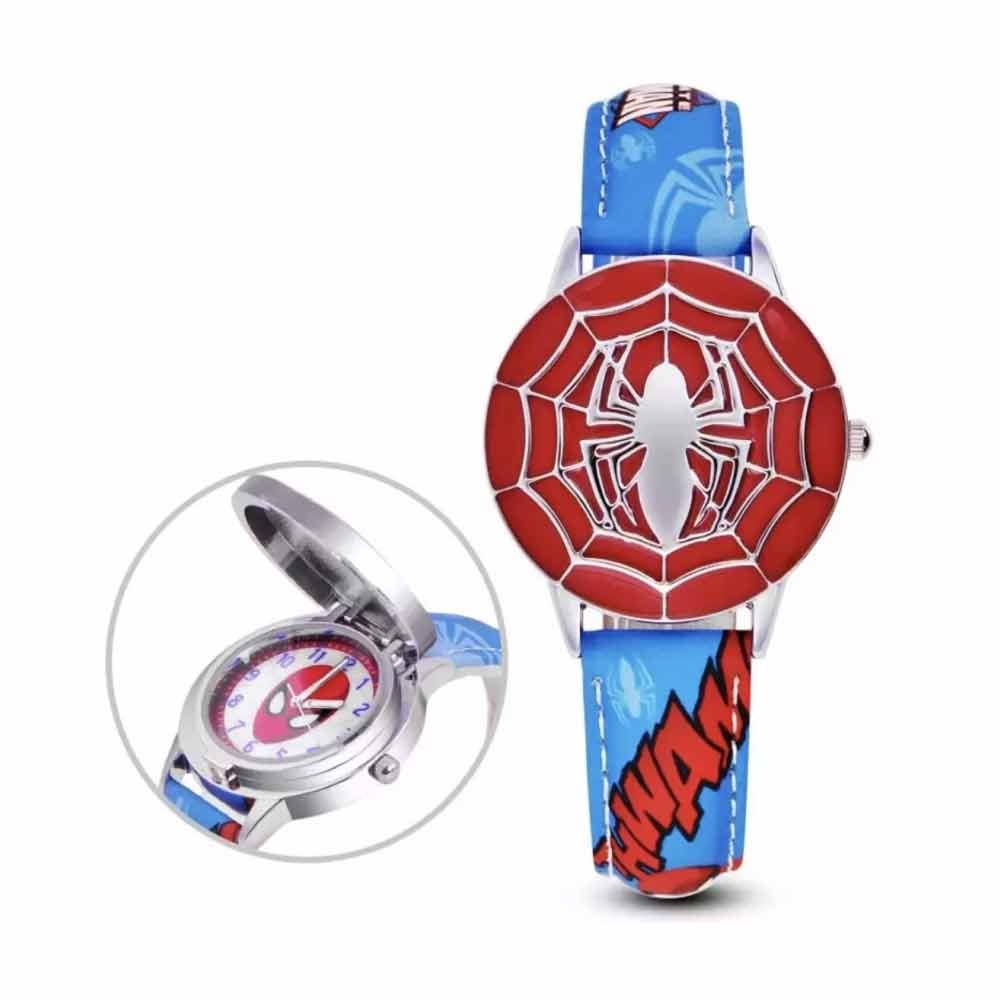 Spider-Man Super Hero Marvel Avengers Watch Quartz Watch Fun Flip ...