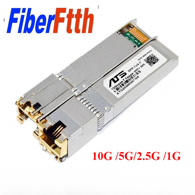 SFP 2.5G+Base-T GBIC Gigabit Port SFP RJ45 Module Code Compatible With ...