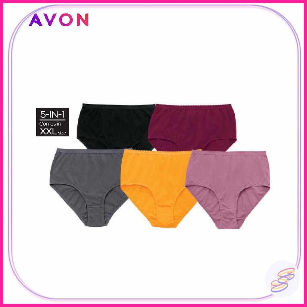 Avon}R^Thea$wL/5-in-1$pJ/Maxi$ps/Plus$kj/Size$tt/Panty$n/Pack | Shopee ...