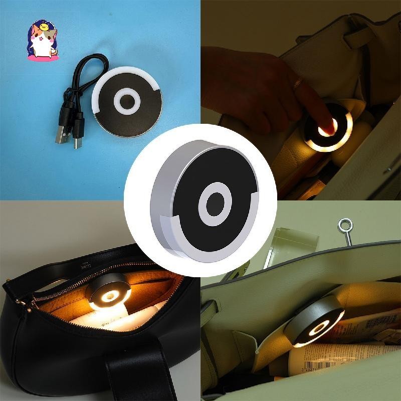 Purse Light Rechargeable Tote Bag Lighting Lamp Clip on Flashlight ...